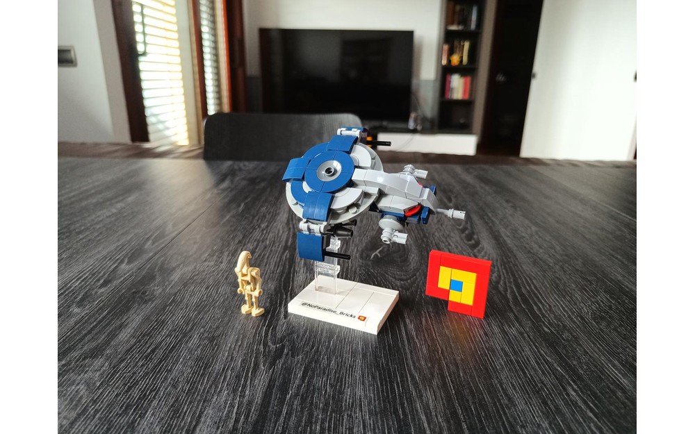 Lego Moc Hmp Droid Gunship By Noparadisebricks Rebrickable Build