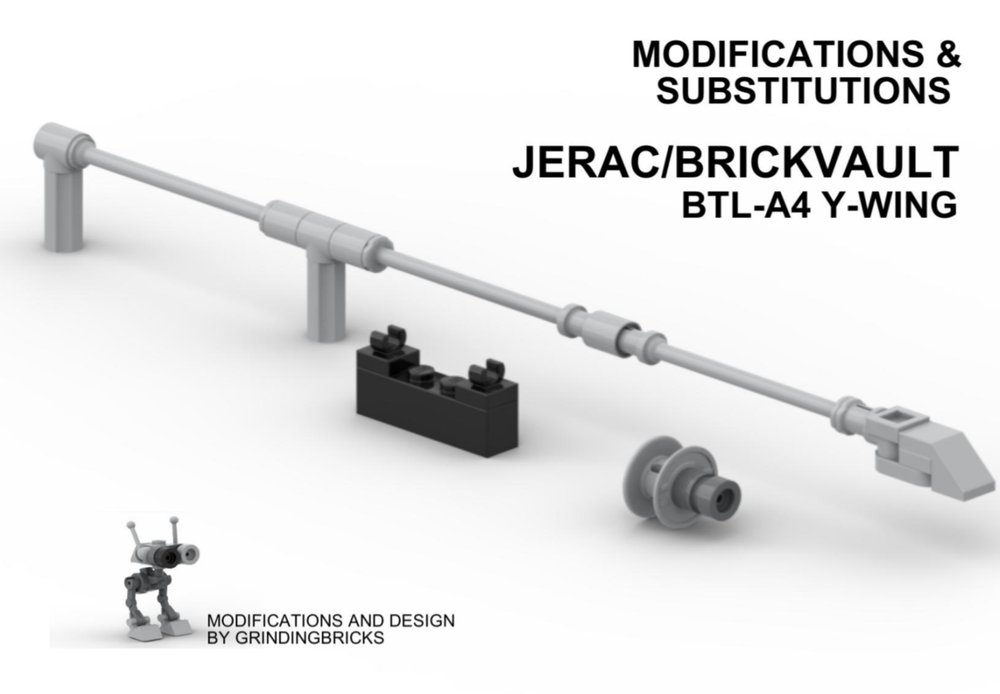 LEGO MOC Jerac/BV BTL-A4 Y-Wing Modifications/Substitutions by GrindingBricks | Rebrickable ...