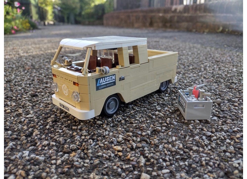 Lego Moc 1978 Vw T2 Pickup The Cleaner By Evilenderman Rebrickable