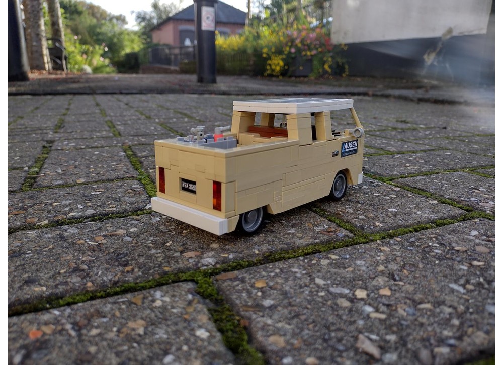 Lego Moc 1978 Vw T2 Pickup The Cleaner By Evilenderman Rebrickable