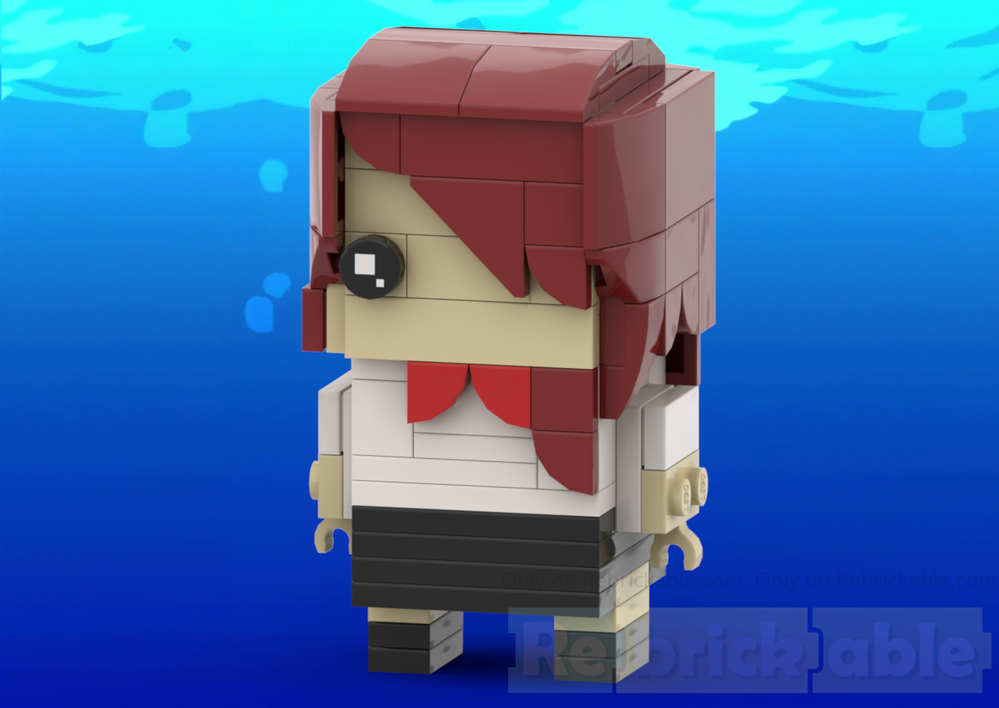 LEGO MOC Mitsuru Kirijo BrickHead - Persona 3 by GoldengamerLego ...