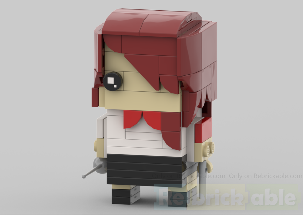 LEGO MOC Mitsuru Kirijo BrickHead - Persona 3 by GoldengamerLego ...