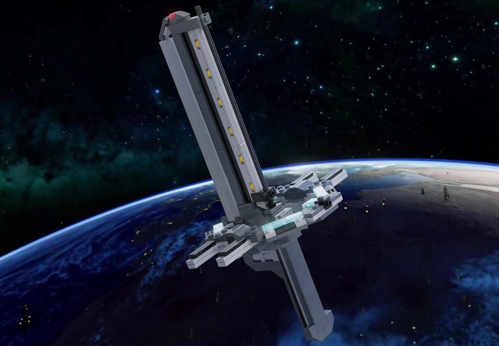 LEGO MOC-158744 Moncton-class Orbital Weapon Platform by Lilium Brick ...