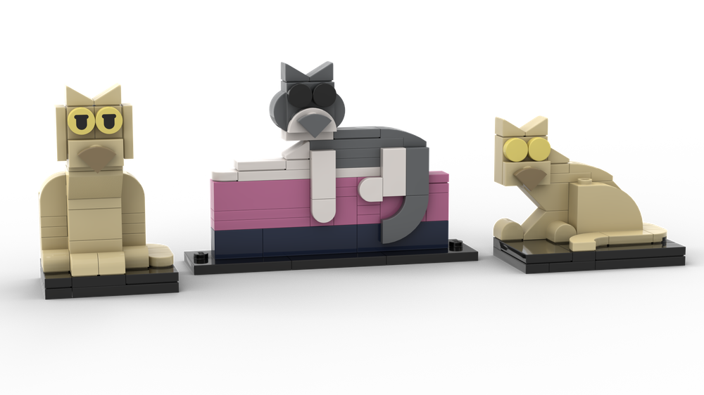 LEGO MOC My Cats by AntOrman | Rebrickable - Build with LEGO