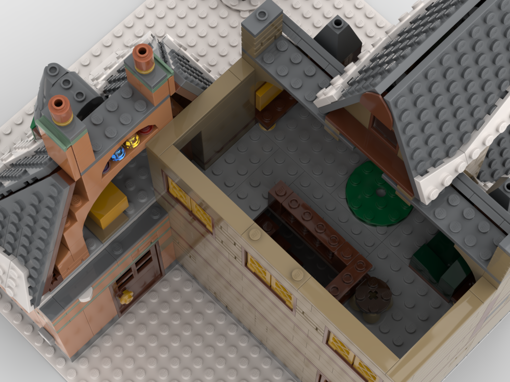 LEGO MOC Modular Hogsmeade - Modification of set 76388 by Brick Artisan | Rebrickable - Build ...