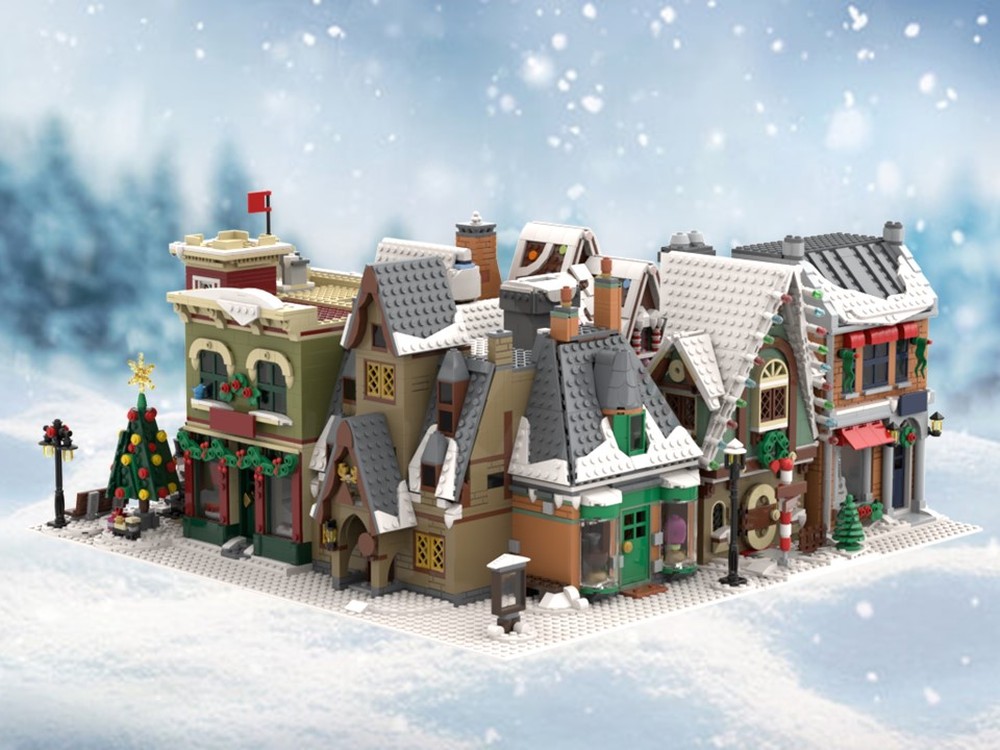 LEGO MOC Modular Hogsmeade - Modification of set 76388 by Brick Artisan | Rebrickable - Build ...