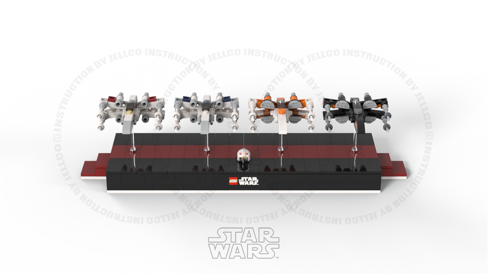 LEGO MOC Ultramicro T65B & T70 Rebel Starfighters Desktop version by ...