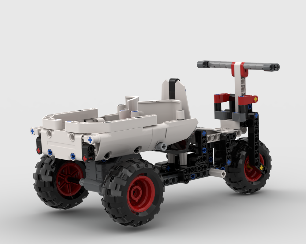Lego Moc Three Wheel Cargo Motorcycles 42150 Alternative By Erikgs