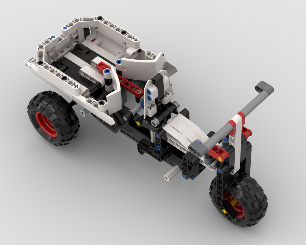 Lego Moc Three Wheel Cargo Motorcycles 42150 Alternative By Erikgs