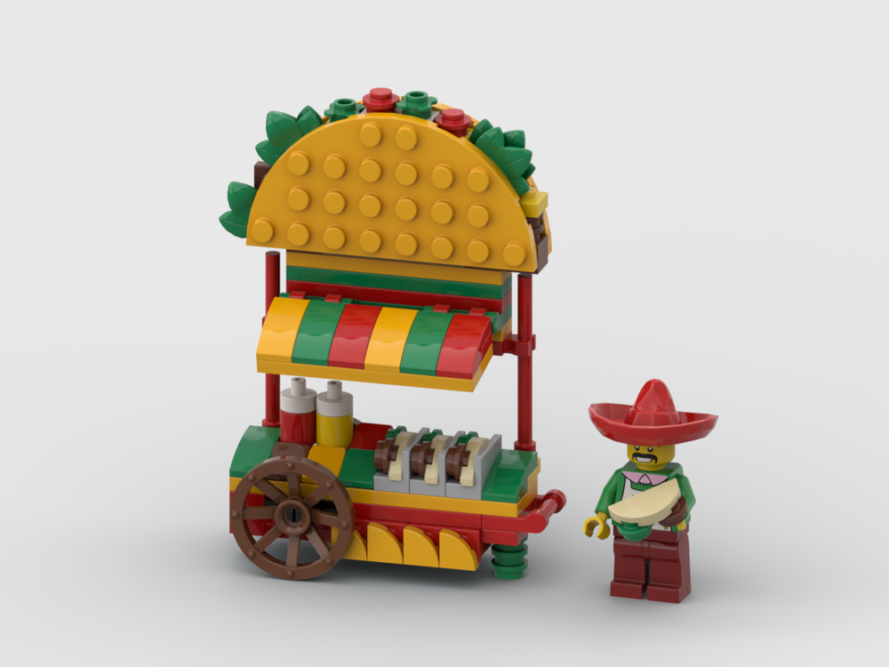 LEGO MOC Taco Cart by gabizon | Rebrickable - Build with LEGO