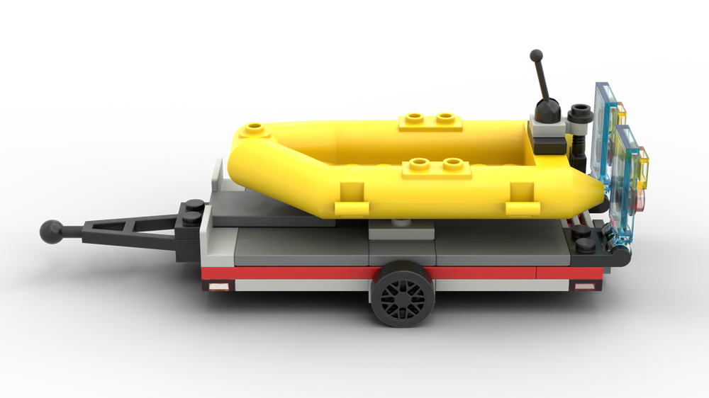 LEGO MOC Land rover trailer by Teki | Rebrickable - Build with LEGO