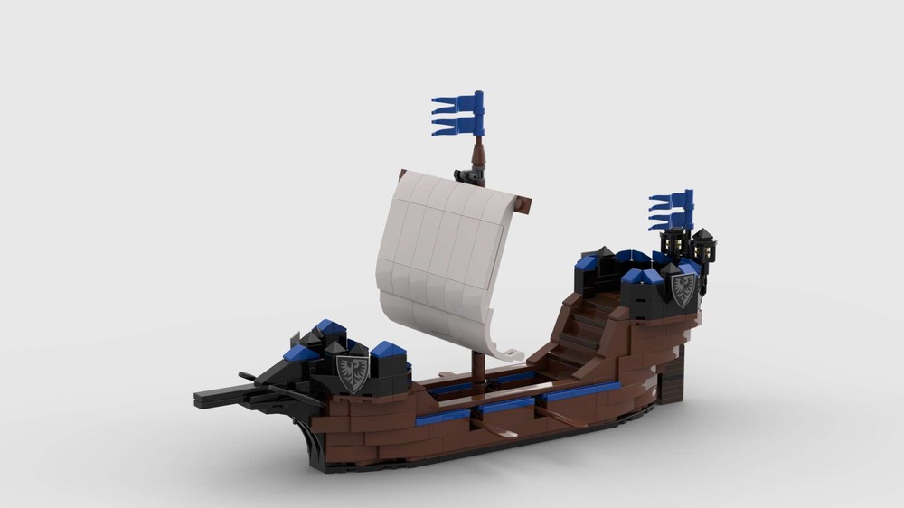 LEGO MOC Medieval Falcon Knight Ship by Sir Perceval | Rebrickable ...