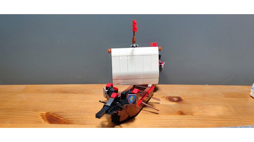 LEGO MOC Medieval Lion Knight Ship by Sir Perceval | Rebrickable ...