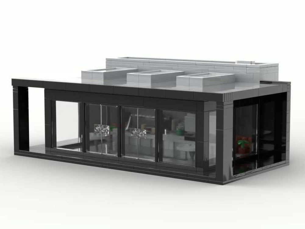 LEGO MOC Modern coffee house by Legomodernist | Rebrickable - Build ...