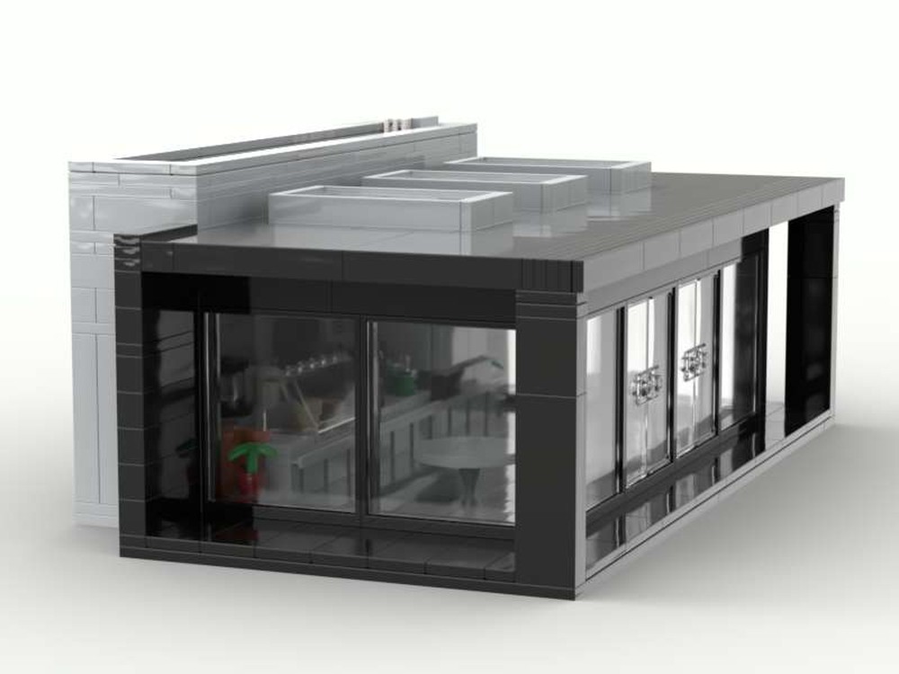 LEGO MOC Modern coffee house by Legomodernist | Rebrickable - Build ...