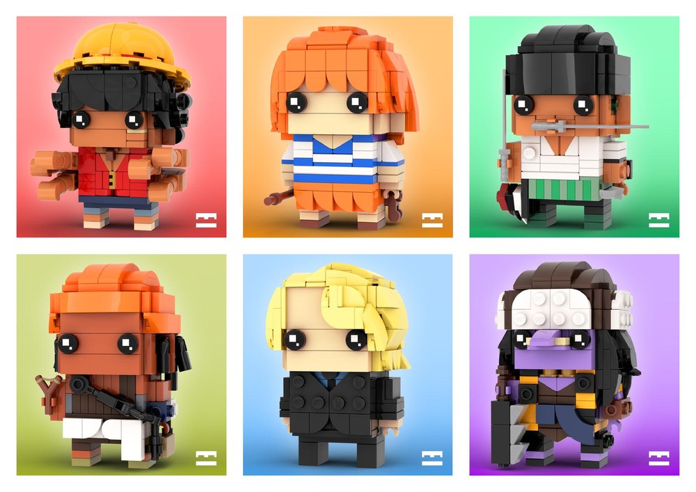 LEGO MOC Netflix One Piece Brickheadz Collection LEGO MOC by Eugenio ... LEGO MOC Netflix One Piece Brickheadz Collection LEGO MOC by Eugenio ...