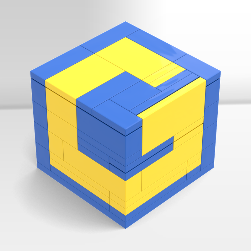 LEGO MOC Cubic Character «G» by axsbricks | Rebrickable - Build with LEGO