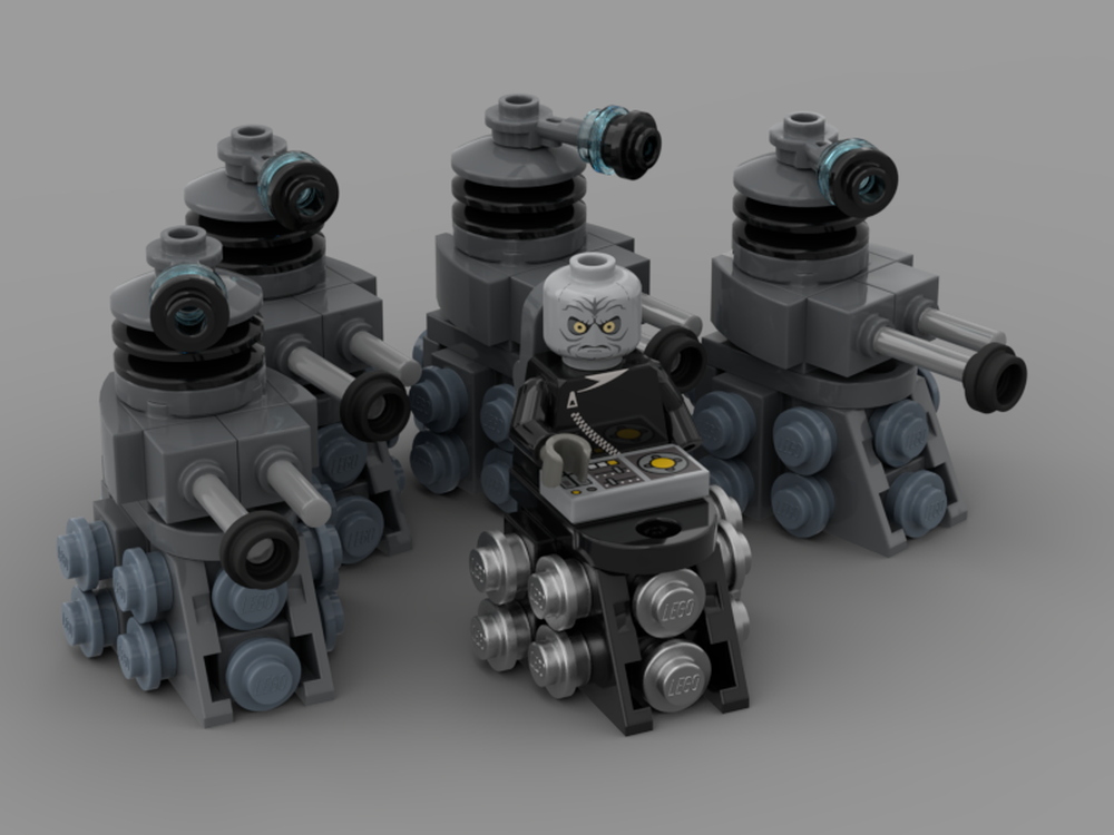 Lego Moc Dalek By Foxblox Rebrickable Build With Lego