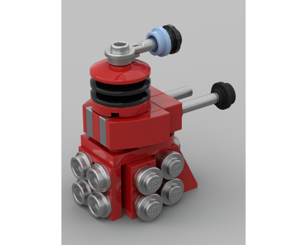 Lego Moc Dalek By Foxblox Rebrickable Build With Lego