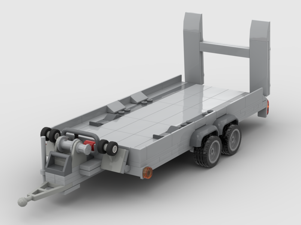 Lego Moc 2021 Ram 1500 Trx With Vehicle Trailer By Toms8wides