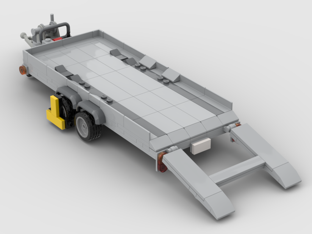Lego Moc 2021 Ram 1500 Trx With Vehicle Trailer By Toms8wides