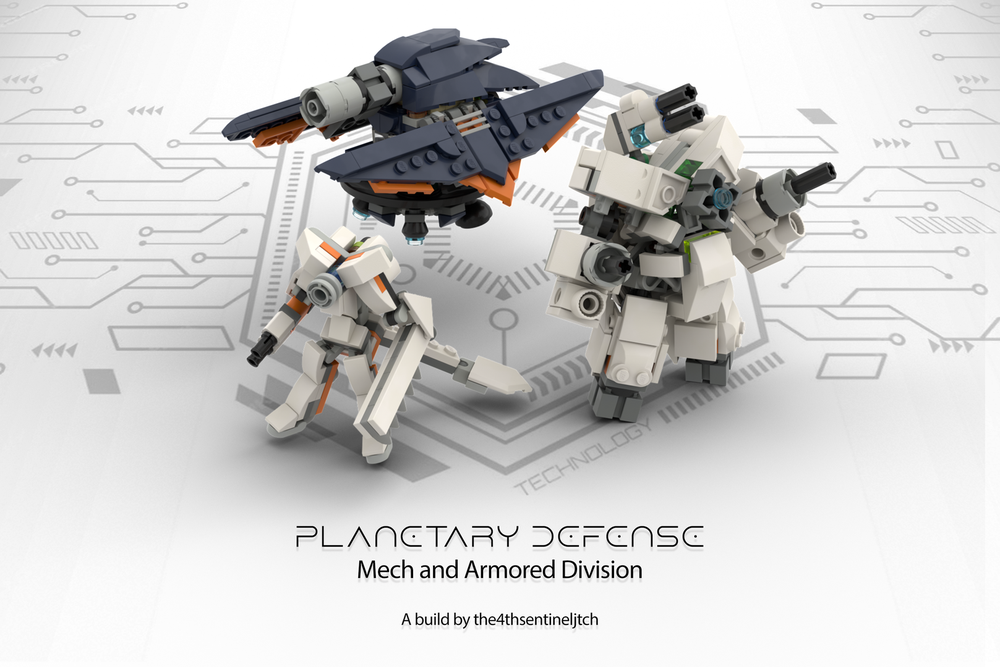 LEGO MOC Planetary Defense // Mech & Armored Division (31115, 31126 x 2 ...