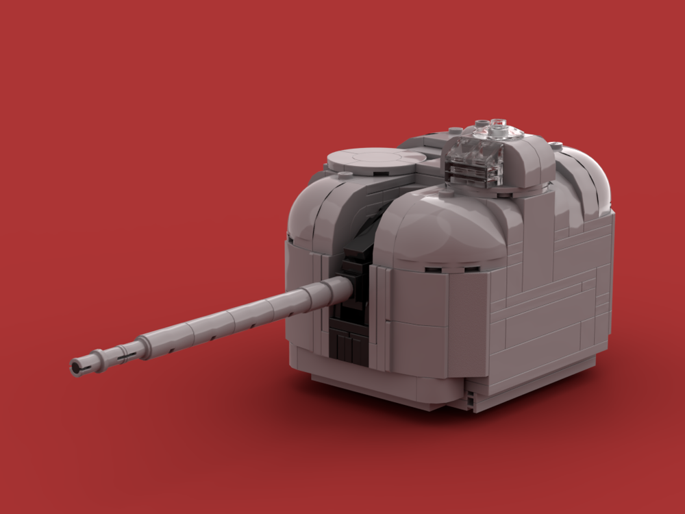 LEGO MOC Mark 42 5"/54 caliber gun by waffl_builds | Rebrickable ...
