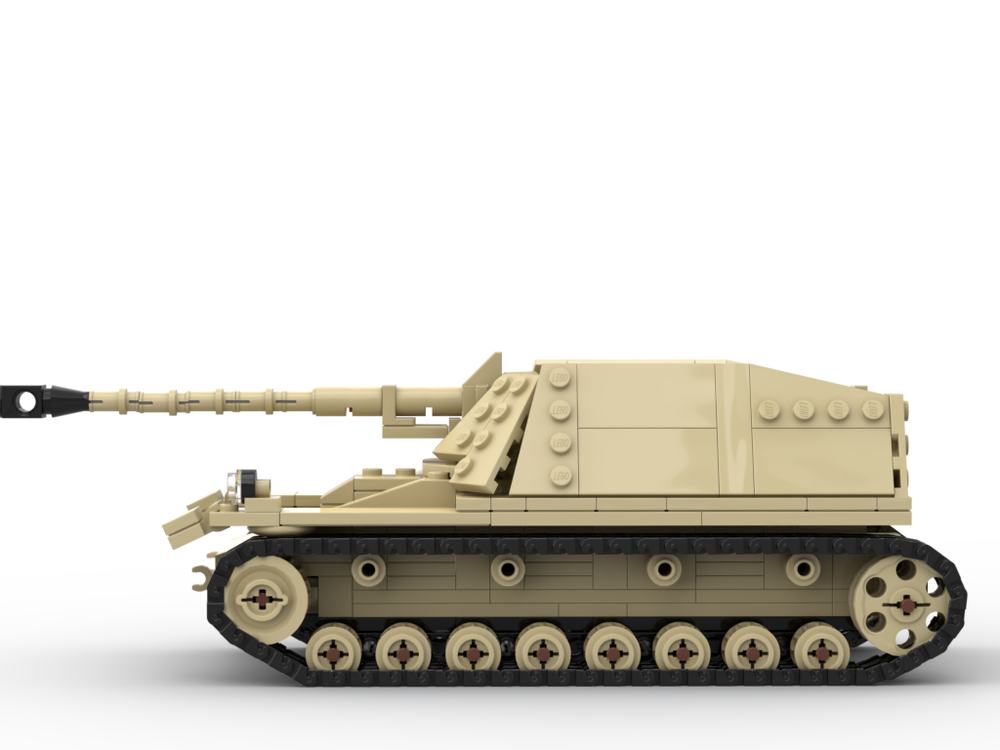 LEGO MOC Nashorn tank destroyer by gunsofbrickston | Rebrickable ...