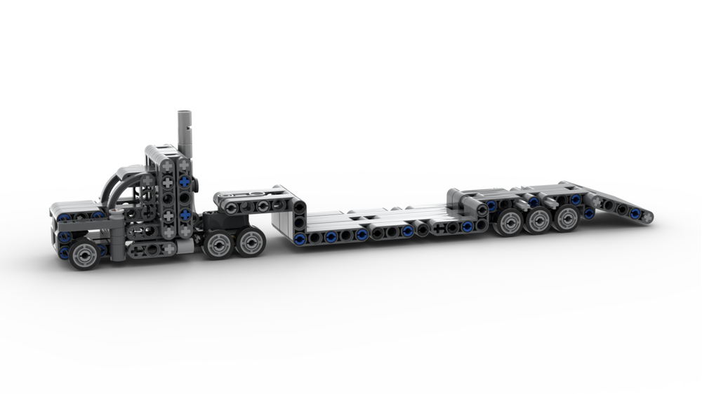 LEGO MOC Semi truck 5 Wide by Smudge | Rebrickable - Build with LEGO