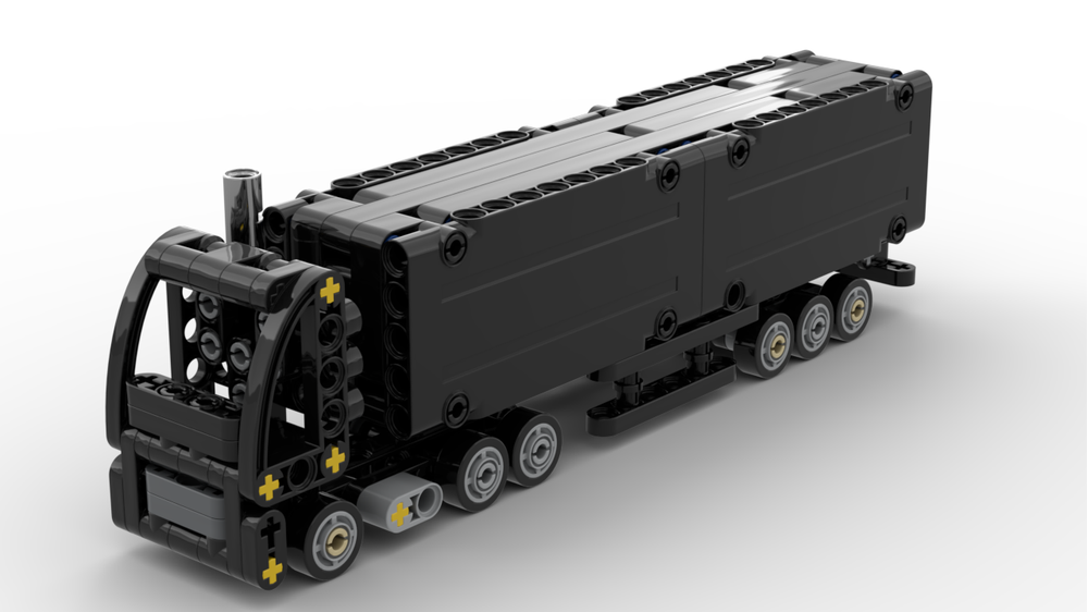 Lego Moc Semi Transporter 5 Wide By Smudge Rebrickable Build With Lego