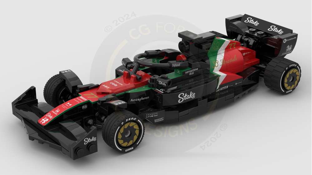 LEGO MOC F1 Alfa Romeo C43 - Monza by CGForceDesigns | Rebrickable ...