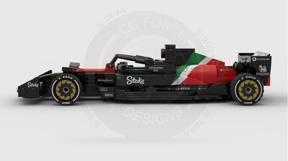 Lego Moc F1 Alfa Romeo C43 Monza By Cgforcedesigns Rebrickable