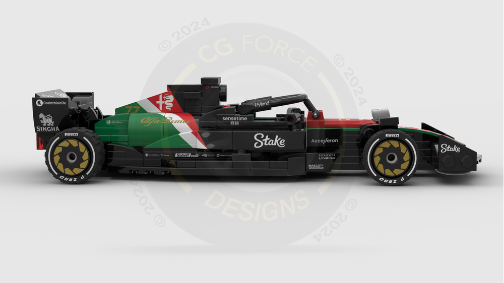 Lego Moc F1 Alfa Romeo C43 Monza By Cgforcedesigns Rebrickable