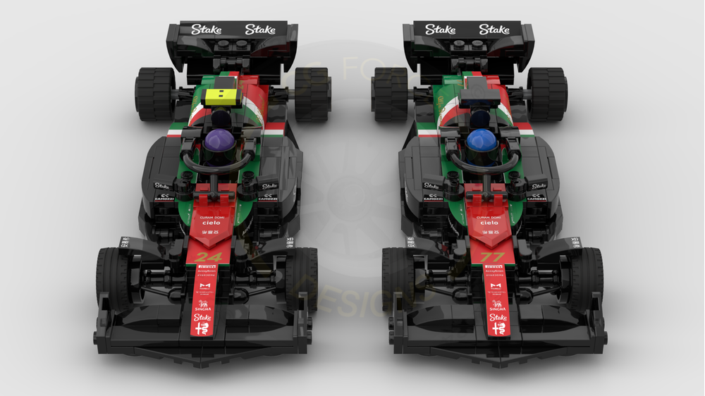 Lego Moc F1 Alfa Romeo C43 Monza By Cgforcedesigns Rebrickable