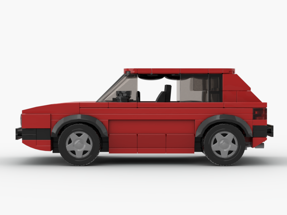 Lego Moc 1981 Volkswagen Golf Mk1 Gti By Kinetickit Rebrickable