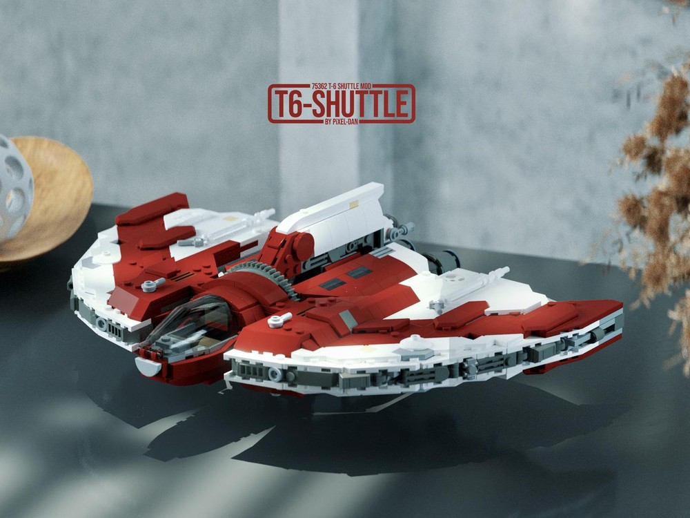 Lego Moc Pixel Dans 75362 T6 Shuttle Modification By Pixel Dan