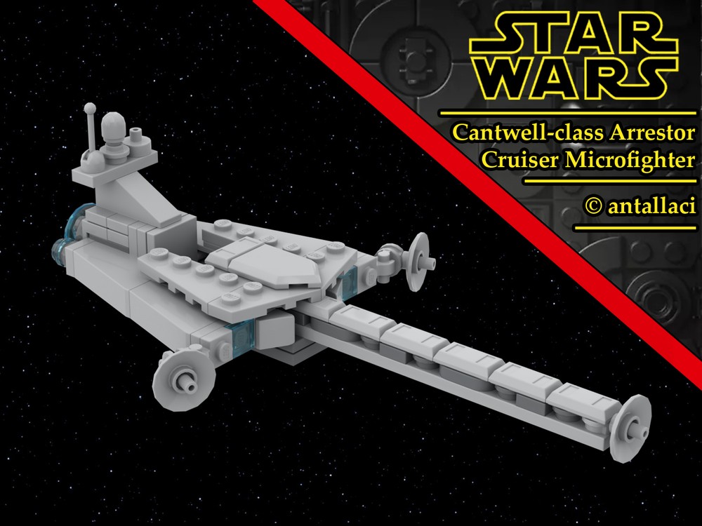 LEGO MOC Cantwell-class Arrestor Cruiser Microfighter by antallaci ...