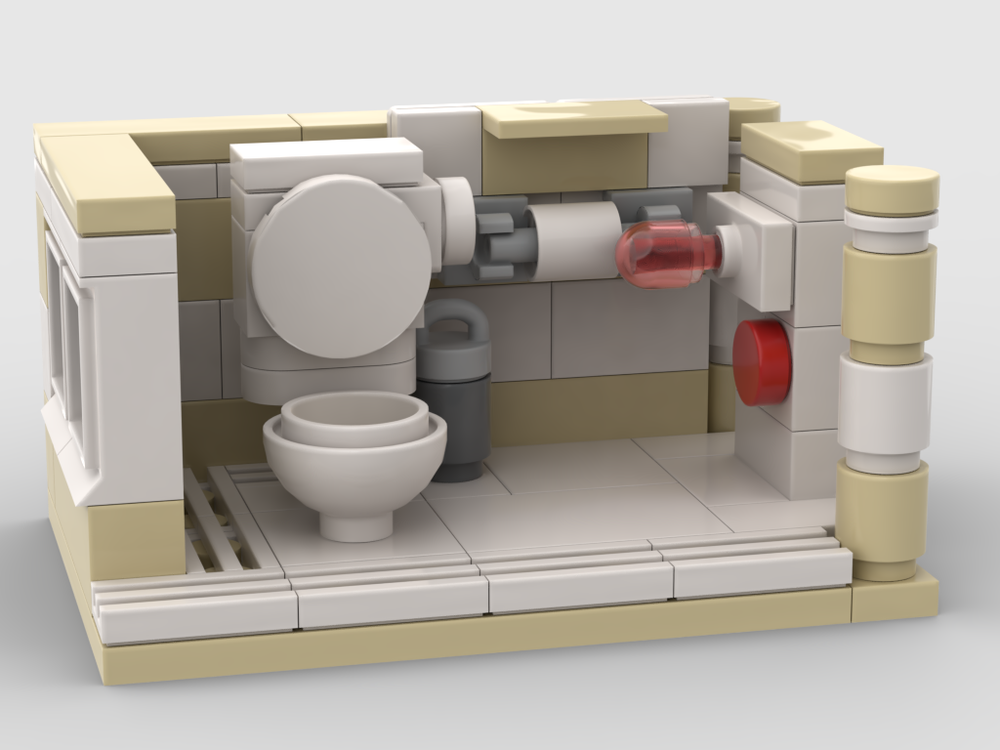 LEGO MOC-158886 Washing room by Build Brick | Rebrickable - Build with LEGO