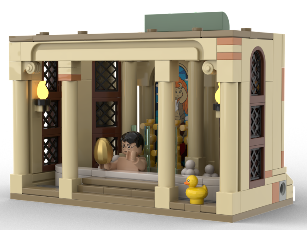 Lego Moc Prefects Bathroom By Jd Bricks Rebrickable Build With Lego