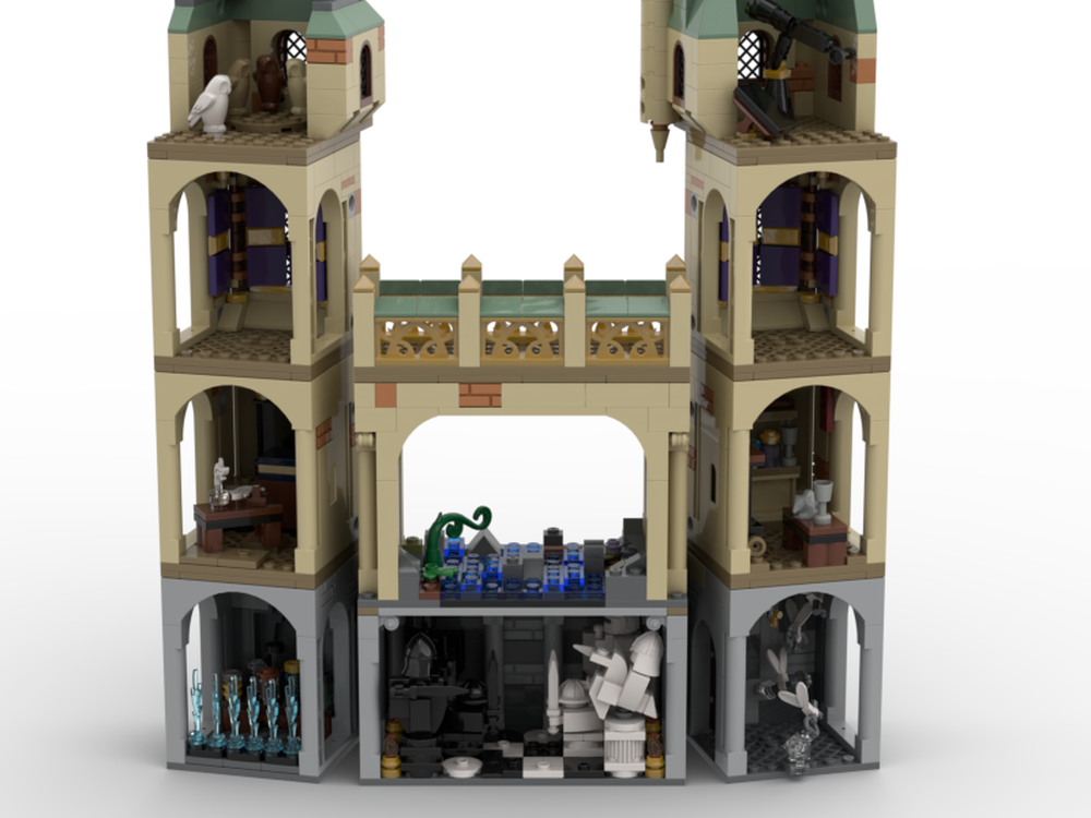 Lego Moc Hp Modular The Stone Bridge Philosophers Stone Challenges
