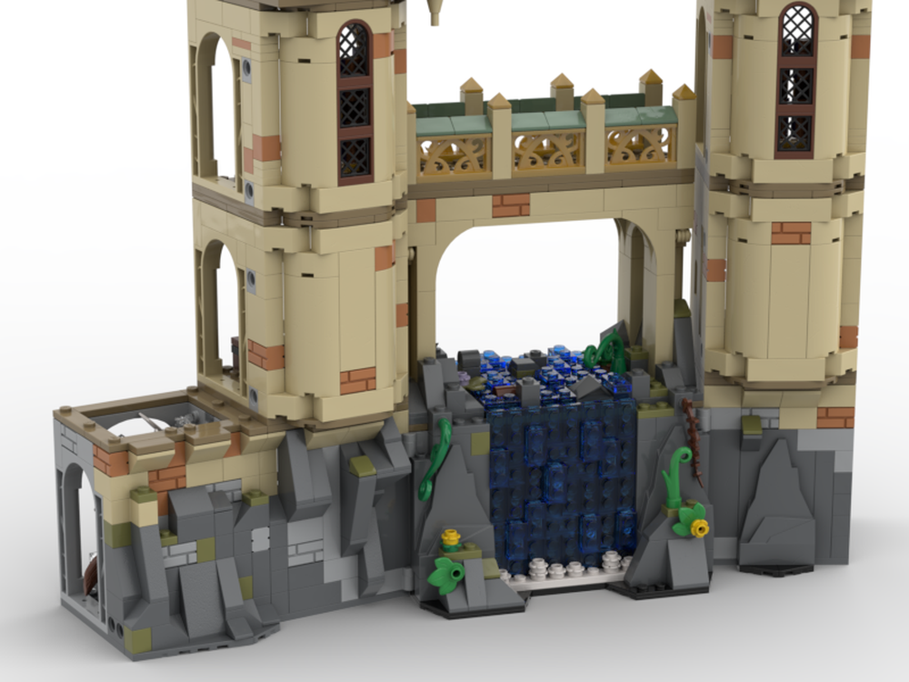 Lego Moc Hp Modular The Stone Bridge Philosophers Stone Challenges