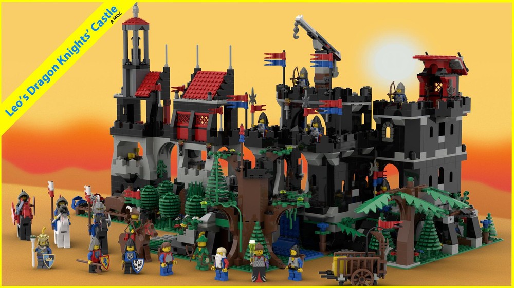 LEGO MOC Leo's Dragon Knights' Castle by FrankCoupal | Rebrickable ...