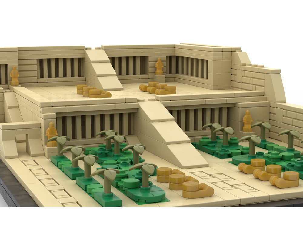 LEGO MOC Temple of Hatshepsut by Blockwise | Rebrickable - Build with LEGO