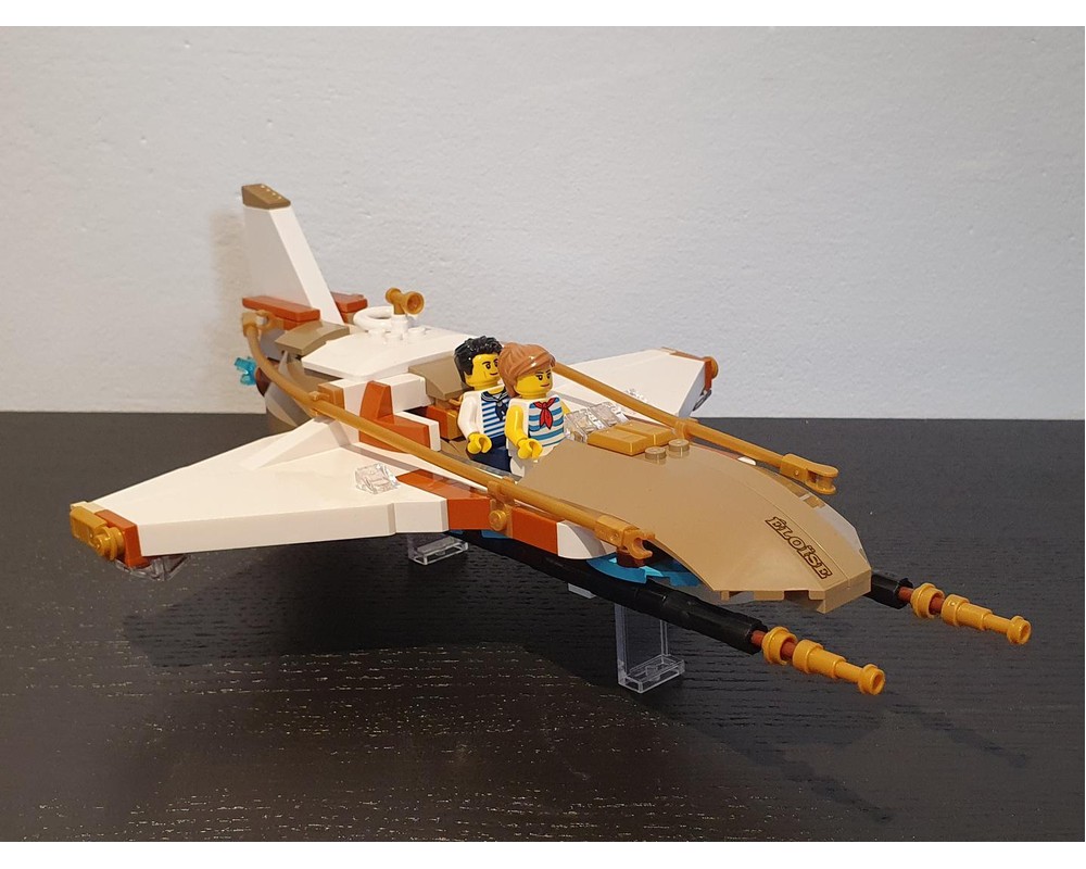 Lego Moc Jet Plane By Gr33tje13 Rebrickable Build With Lego