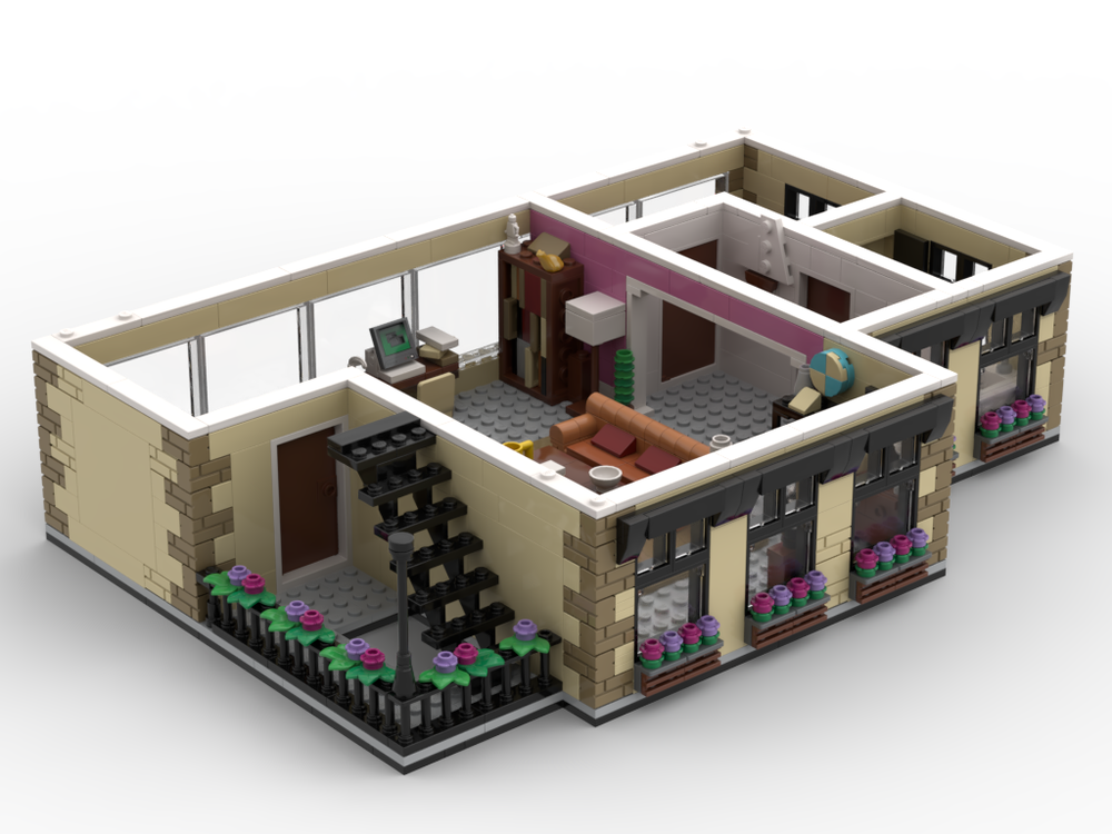 LEGO MOC Sitcom Suite - Ross Apartment by Brick Artisan | Rebrickable ...
