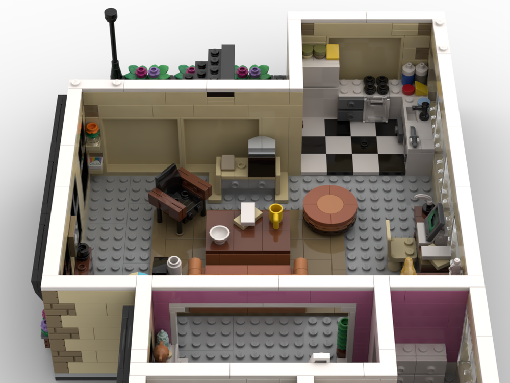 LEGO MOC Sitcom Suite - Ross Apartment by Brick Artisan | Rebrickable ...