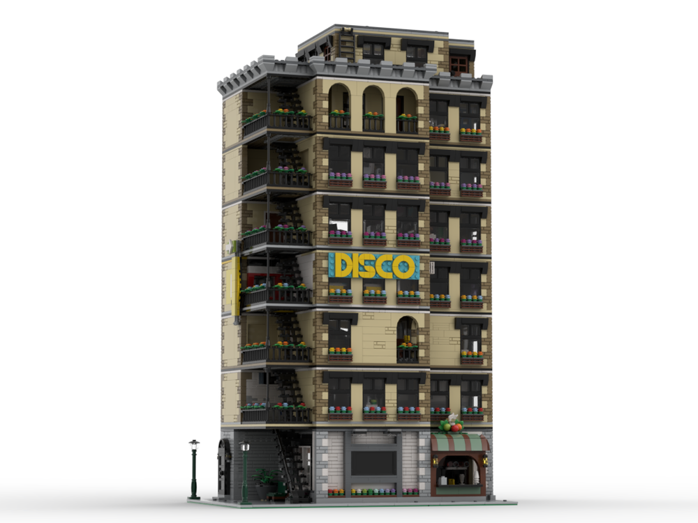 Lego Moc Sitcom Suite Ross Apartment By Brick Artisan Rebrickable