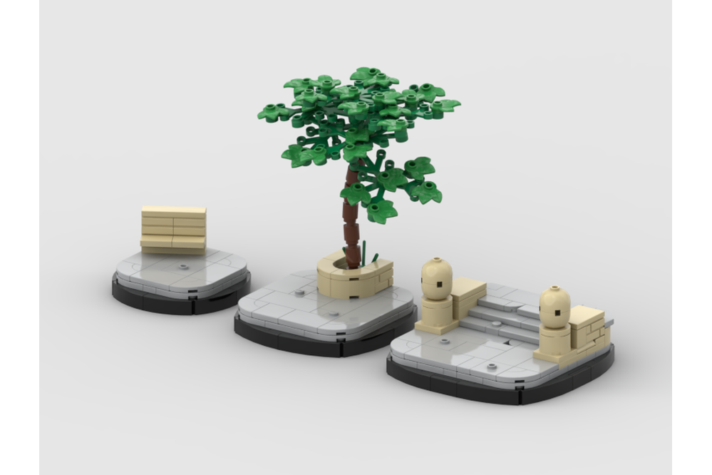 Lego Moc Minifig Round Display Theed By Thelegowolfpack Rebrickable