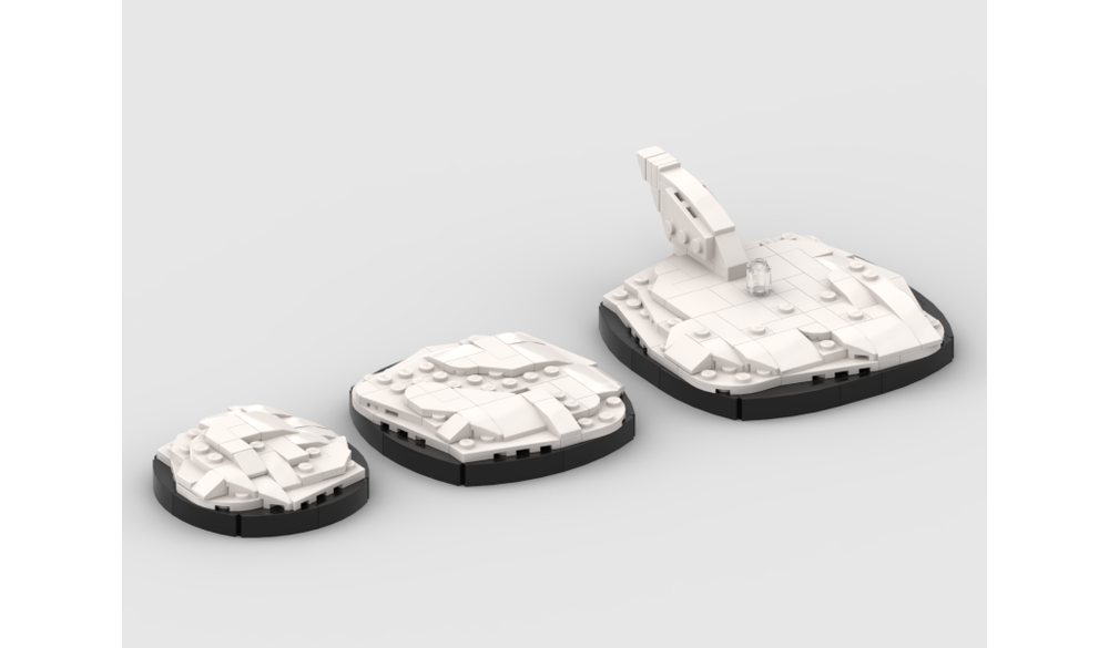 Lego Moc Minifig Round Display Hoth By Thelegowolfpack Rebrickable