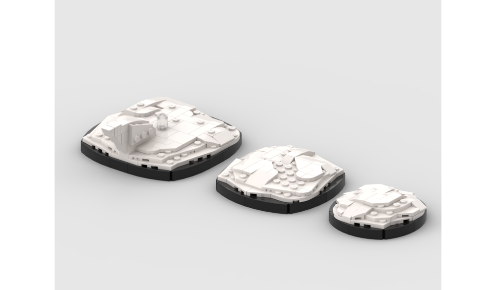 Lego Moc Minifig Round Display Hoth By Thelegowolfpack Rebrickable